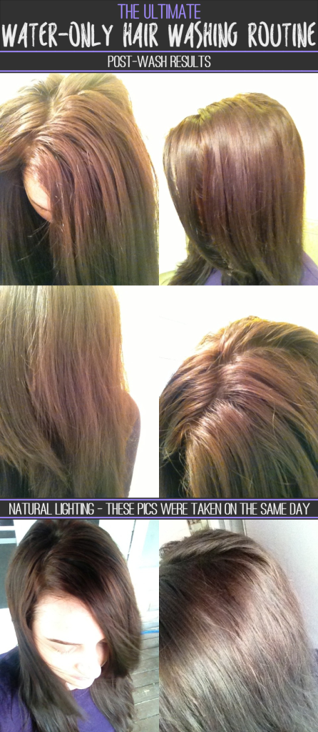 The Ultimate Water-Only Hair Washing Routine - [No Shampoo!] - Just ...